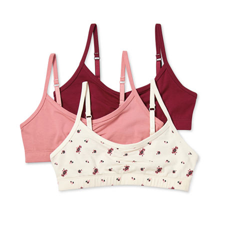 Click here for Thereabouts Girls Medium Support 3-pc. Bralette 34... prices
