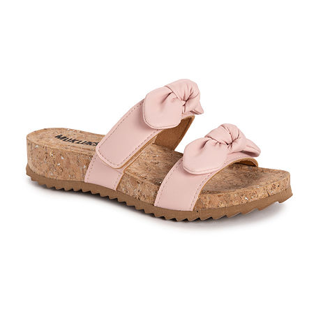Muk Luks Womens Posie Sandal - Blush nappa