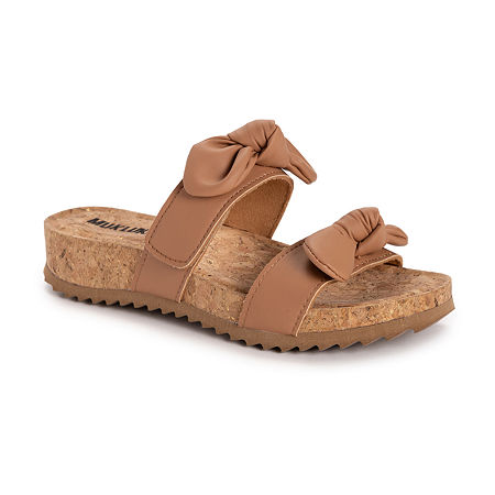 Click here for Muk Luks Womens Posie Sandal - Tan nappa prices