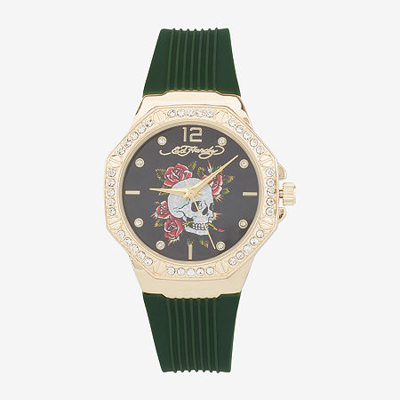 Click here for Ed Hardy Womens Quartz Matte Green Silicone Strap... prices