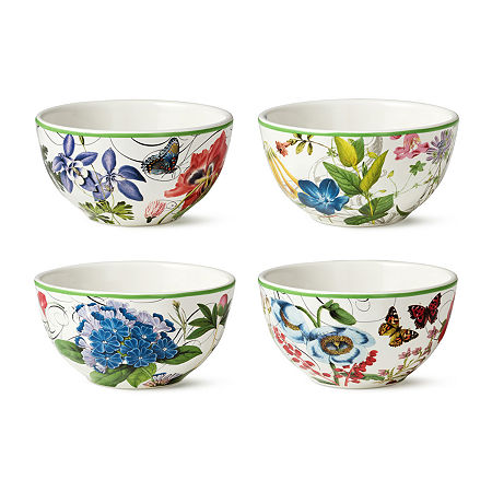 Certified International Greenhouse Ice Cream Bowls  Set of 4  Service for 4 - Miscellaneous