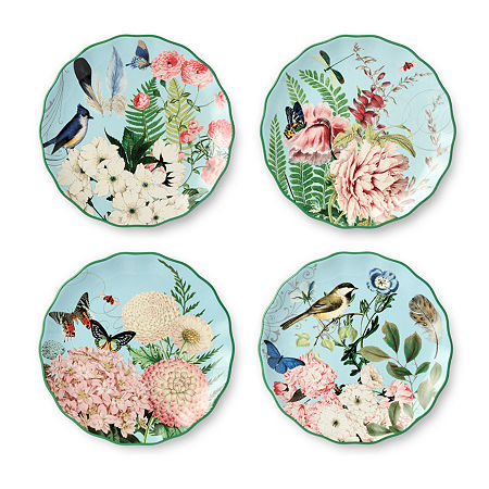 Certified International Flora Salad Plates  Set of 4  Service for 4 - Miscellaneous