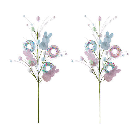 Click here for Glitzhome Glitter Egg  Bunny And Donuts Picks Pick... prices
