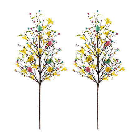 Click here for Glitzhome Berries  Eggs And Leaves Pick  One Size... prices