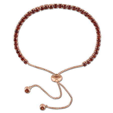 Click here for Womens Genuine Red Garnet Sterling Silver Bolo Bra... prices