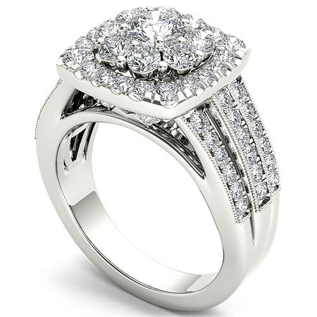 Click here for Womens 2 CT. T.W. Natural White Diamond 14K Gold C... prices