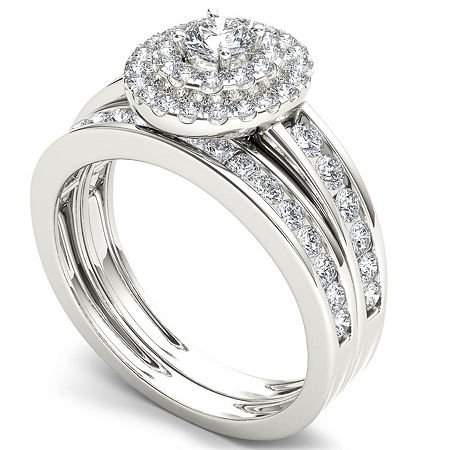 Click here for Womens 1 CT. T.W. Natural White Diamond 10K Gold R... prices