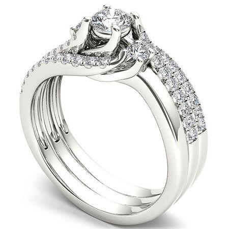 Click here for Love Lives Forever Womens 3/4 CT. T.W. Natural Whi... prices