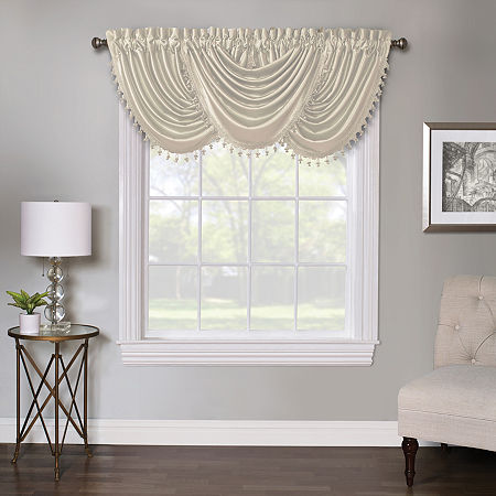 Click here for Regal Home Regency Rod Pocket Waterfall Valance  O... prices