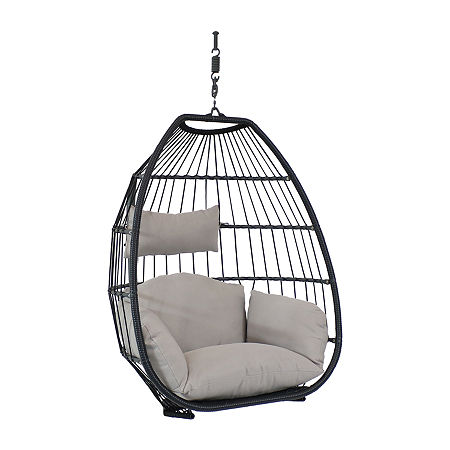 Click here for Sunnydaze Oliver 48-Inch Hanging Egg Chair  One Si... prices