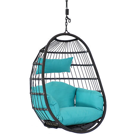 Click here for Sunnydaze Penelope 45-Inch Hanging Egg Chair  One... prices