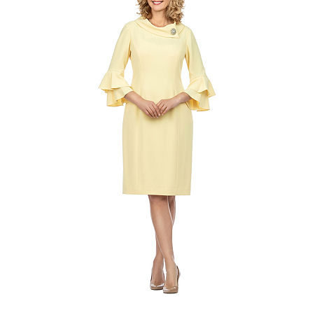 Click here for Giovanna Signature 3/4 Sleeve Shift Dress - Plus... prices