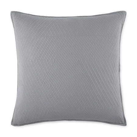 Click here for Loom + Forge Syndicate Euro Sham  One Size  Gray prices