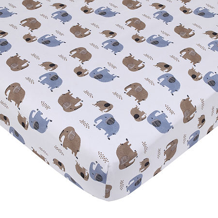 Click here for Carters(R) Blue Elephant Super Soft Fitted Crib Sh... prices