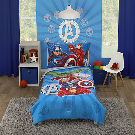 Click here for 4-pc. Toddler Bedding Set  One Size  Blue prices