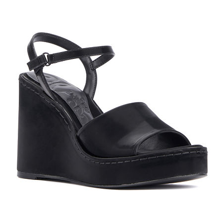 Click here for Womens Olivia Miller Magnetic Wedge Sandals prices