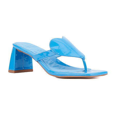 Click here for Womens Olivia Miller Lover Gurl Heeled Flip Flops prices
