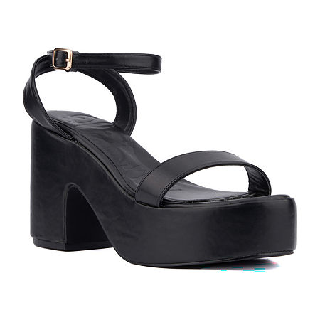 Click here for Womens Olivia Miller Charmer Platform Slingback Sa... prices