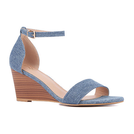 Click here for New York & Company Womens Sharona Wedge Sandals  7... prices