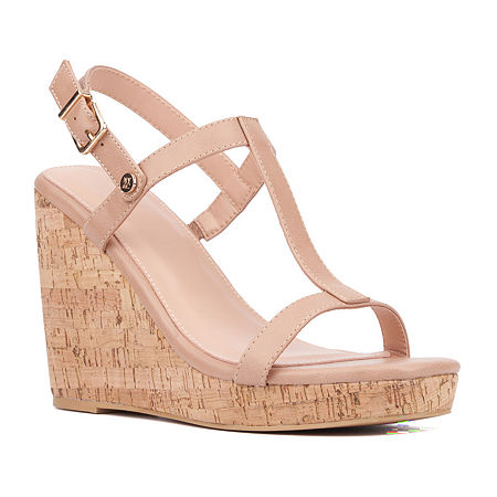 Click here for Womens New York & Company Aimee Wedge Sandals prices