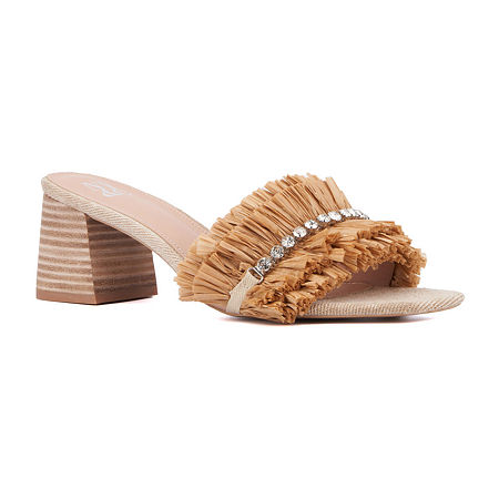 Click here for Womens New York & Company Farah Block Heel Sandals prices