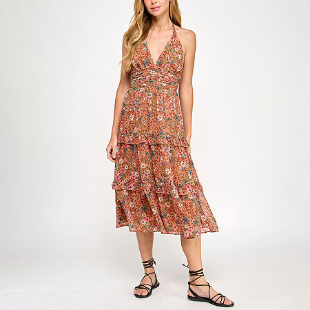 Click here for City Triangle Womens Animal Midi Juniors Fit + Fla... prices