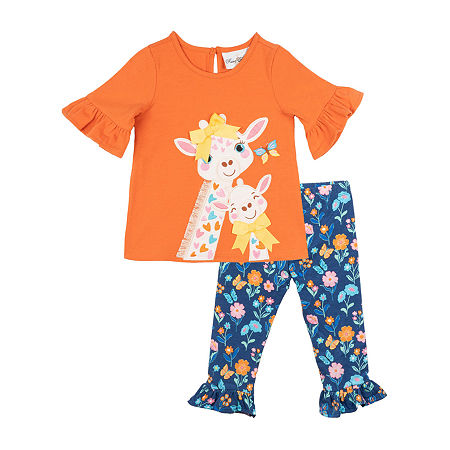 Click here for Rare Editions Baby Girls 2-pc. Legging Set  6-9 Mo... prices