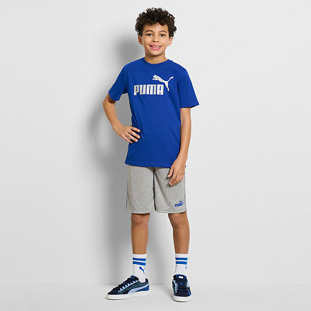 Click here for Boys (4-7) Puma(R) 2pc. Solid Cotton Jersey Tee &... prices