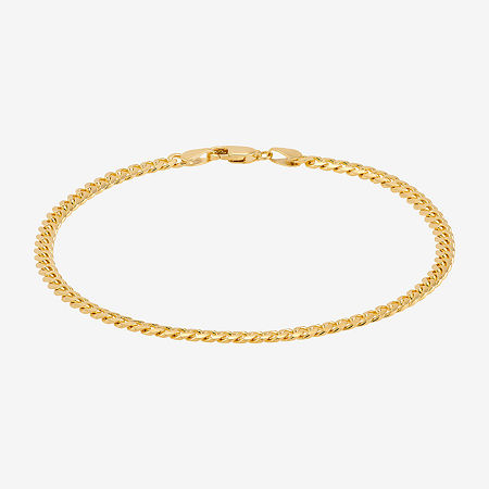 Click here for Womens 14K Gold 8 1/2 Inch Solid Cuban Chain Brace... prices