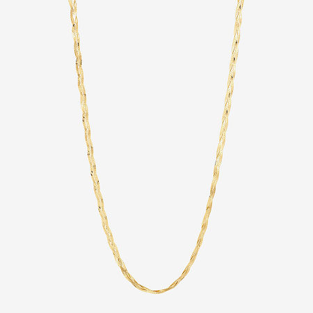 Click here for Womens 10K Gold 18 Inch Herringbone Chain Necklace... prices
