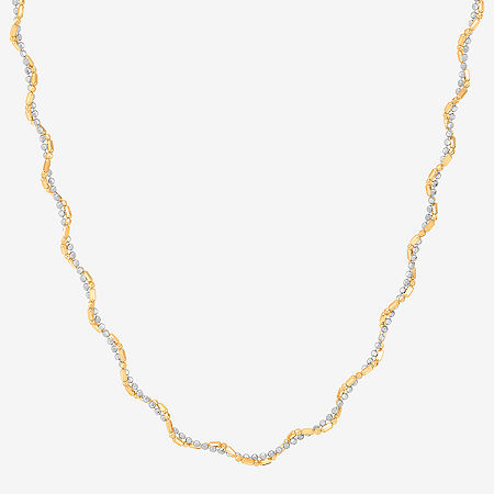 Click here for Limited Quantities! Womens 10K Two Tone Gold 18 In... prices