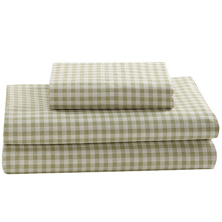 Click here for Laurel & Mayfair 250tc Gingham Print Sheet Set  On... prices