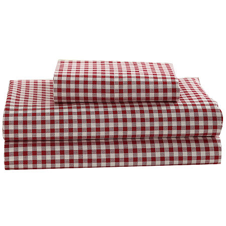 Click here for Laurel & Mayfair 250tc Gingham Print Sheet Set  On... prices