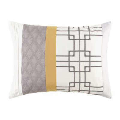 Eden & Oak Tyler 10-pc. Geometric Embroidered Comforter Set, Color ...