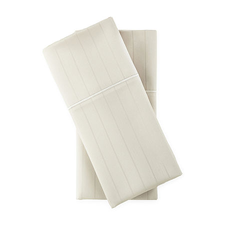 Click here for Liz Claiborne 600tc Cotton Sateen Dobby Stripe Wri... prices