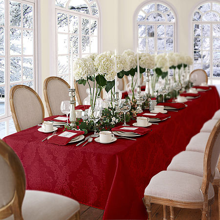 Click here for Elrene Barcelona Tablecloth  60 x 120 - Red prices
