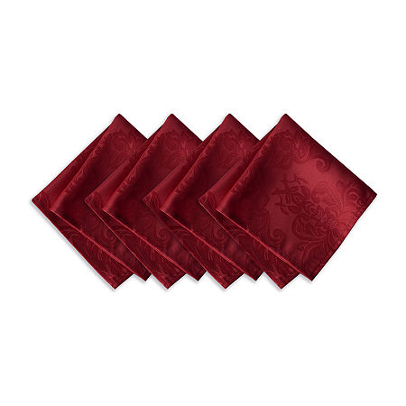 Click here for Elrene Barcelona Napkins  Set of 4 - Red prices