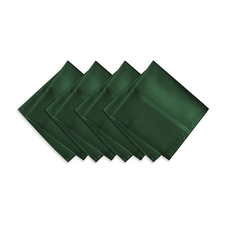 Elrene Elegance Plaid Damask Napkins  Set of 4