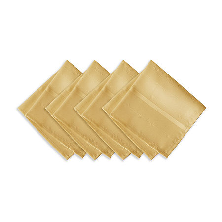 Elrene Elegance Plaid Damask Napkins  Set of 4