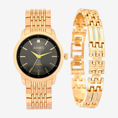 Click here for Jones N.Y. Mens Gold Tone Bracelet Watch M0183g-42... prices