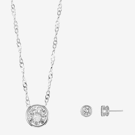 Click here for Sparkle Allure Womens Cubic Zirconia Pure Silver O... prices