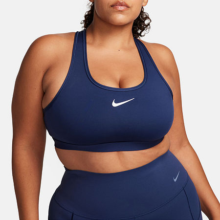 Click here for Nike Swoosh Womens Padded Medium Support Sports Br... prices