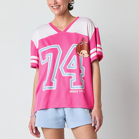 Click here for New World Monchichi Football Womens V Neck Short S... prices
