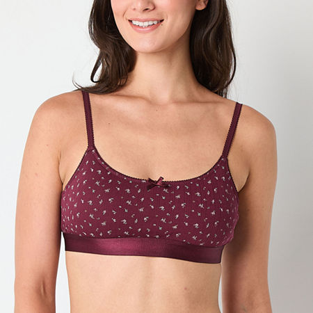 Click here for Arizona Body Cotton Scoop Bralette  Large  Red prices