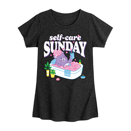 Click here for Big Kid Girls Crew Neck Short Sleeve Care Bears T-... prices