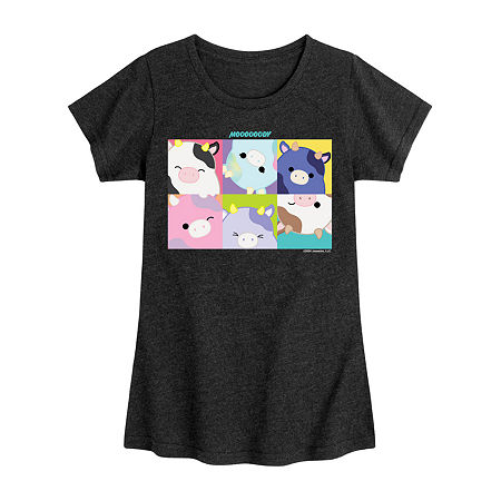 Click here for Big Kid Girls Crew Neck Short Sleeve Squishmallows... prices
