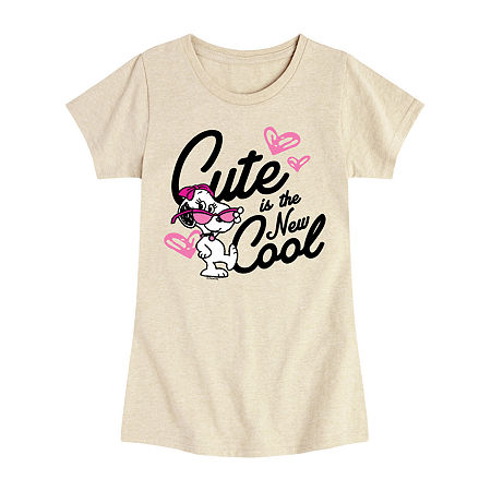 Click here for Big Kid Girls Crew Neck Short Sleeve Peanuts T-Shi... prices