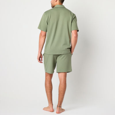 Stafford Mens Short Sleeve 2-pc. Pajama Sets - JCPenney