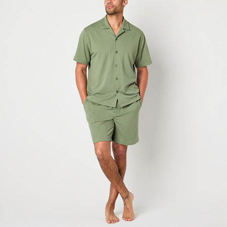 Click here for Stafford Mens Short Sleeve 2-pc. Pajama Sets  Medi... prices