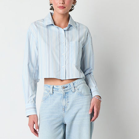 Click here for Arizona Womens Juniors Long Sleeve Regular Fit But... prices